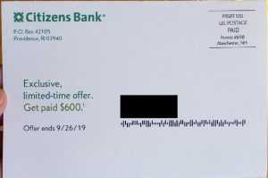 Citizens Bank $600 Checking and Savings Bonus - The Money Ninja