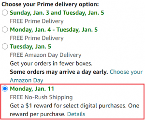 How To Check Your Amazon No-Rush Shipping Rewards - The Money Ninja